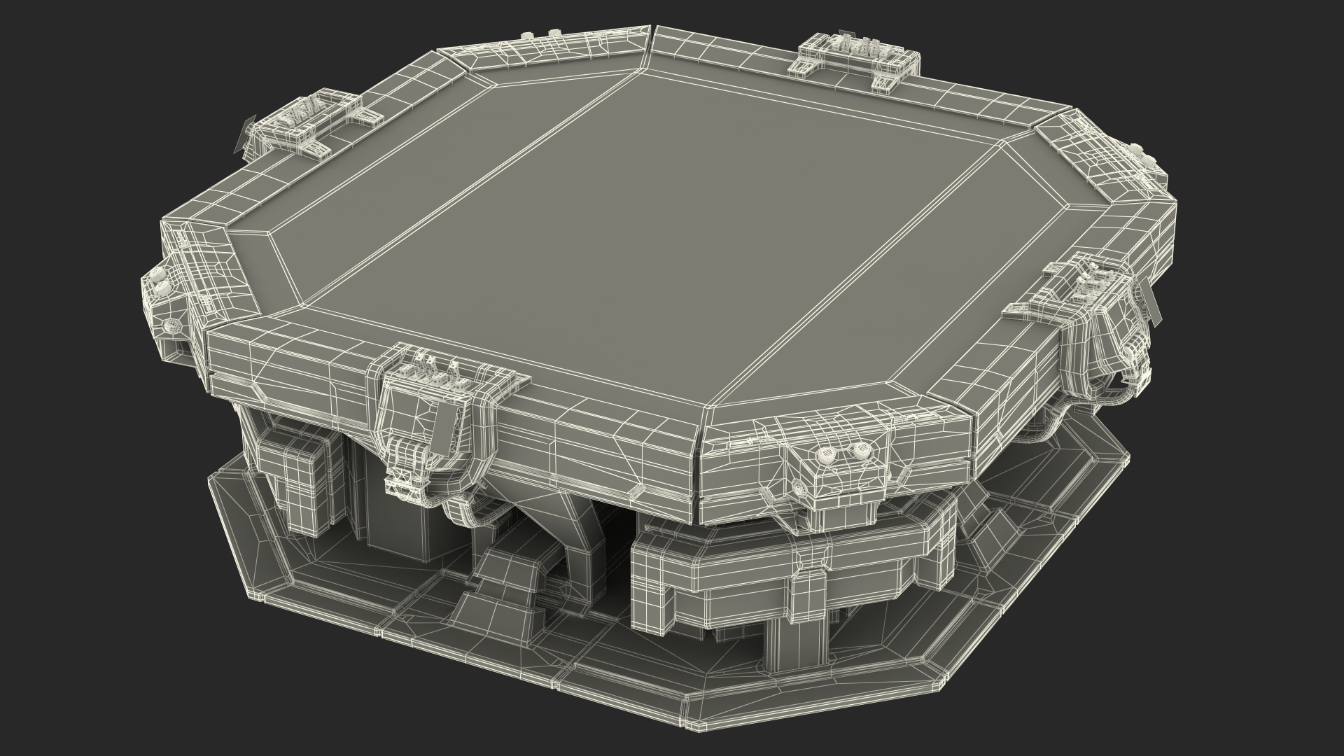 Hologram Table 3D Model - TurboSquid 1672671