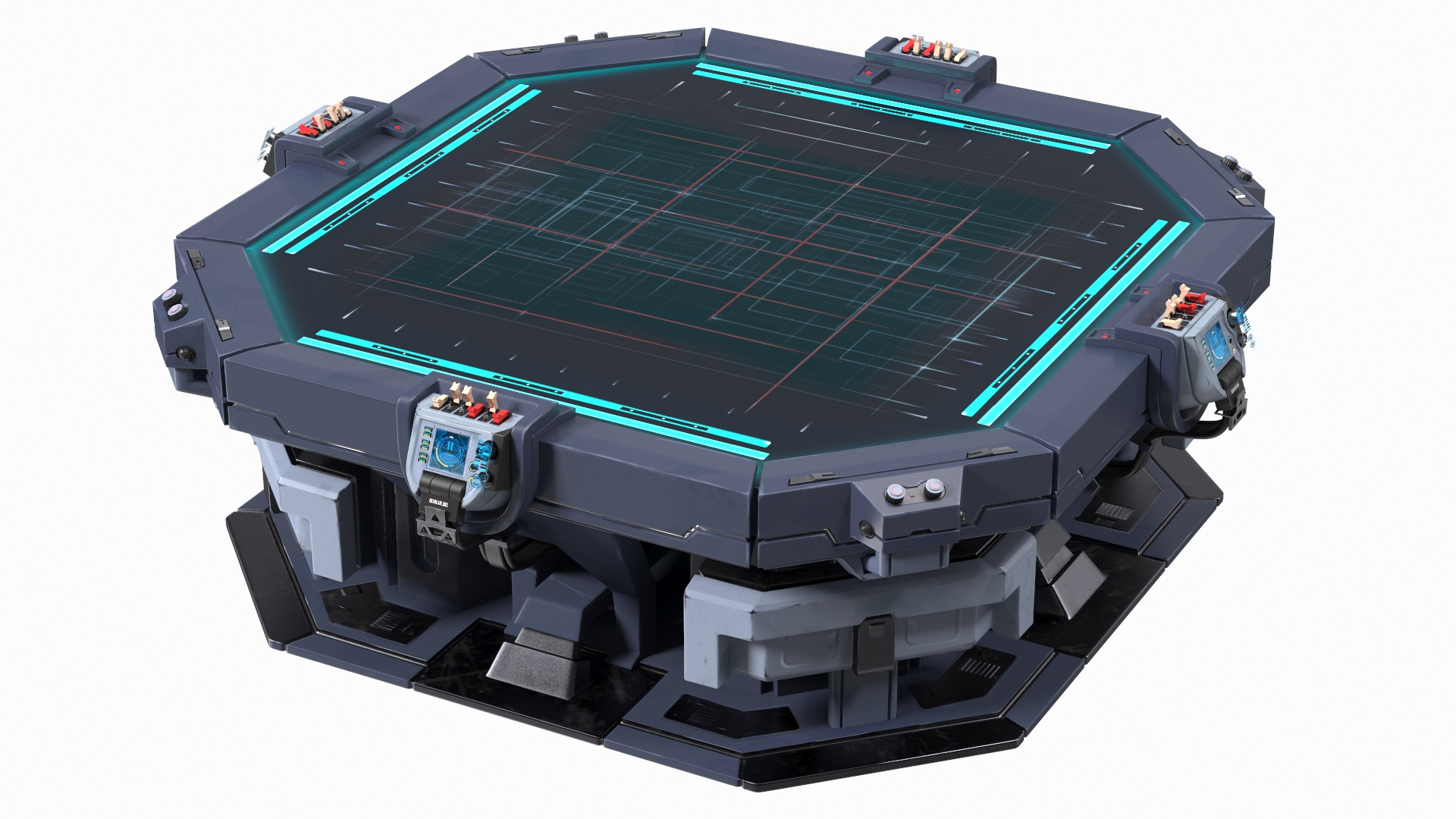 Hologram Table 3D Model - TurboSquid 1672671