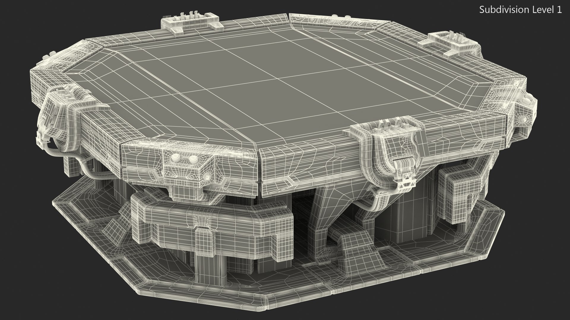 Hologram table 3D model - TurboSquid 1672671