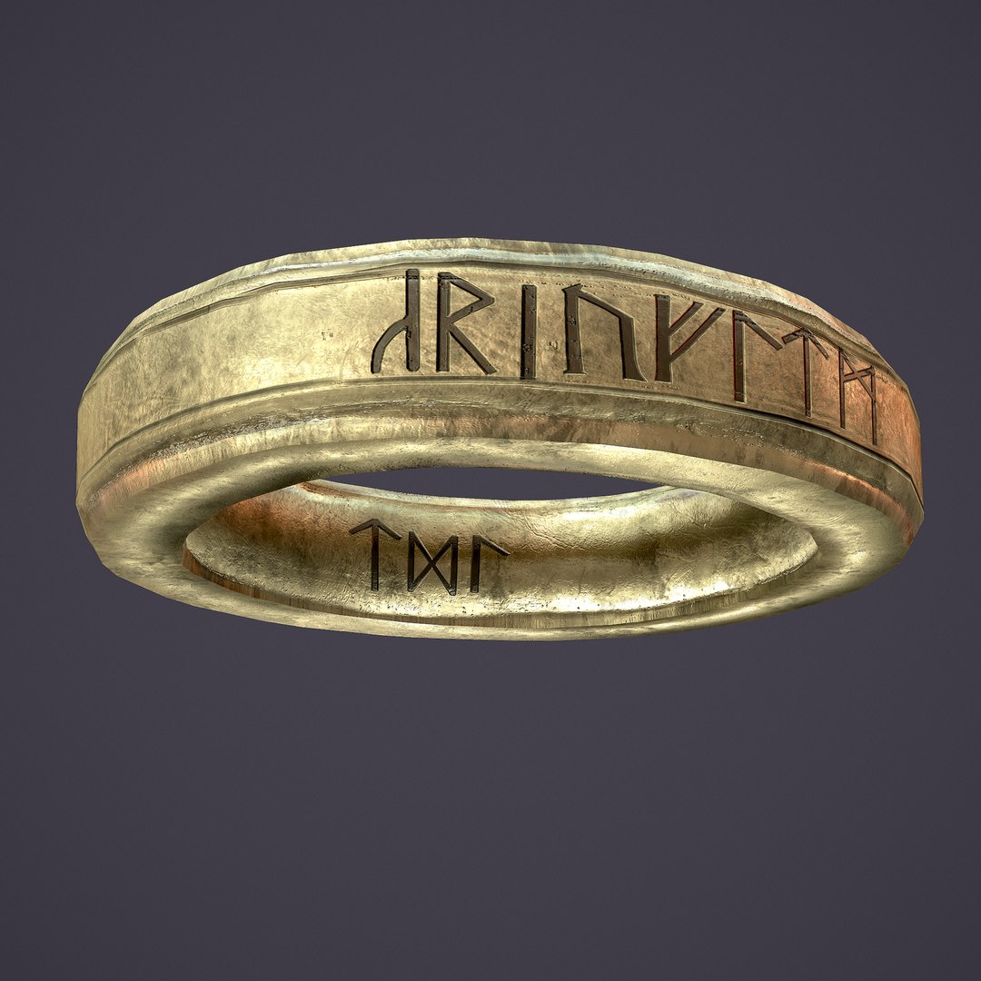 Medieval ring 3D model - TurboSquid 1517173