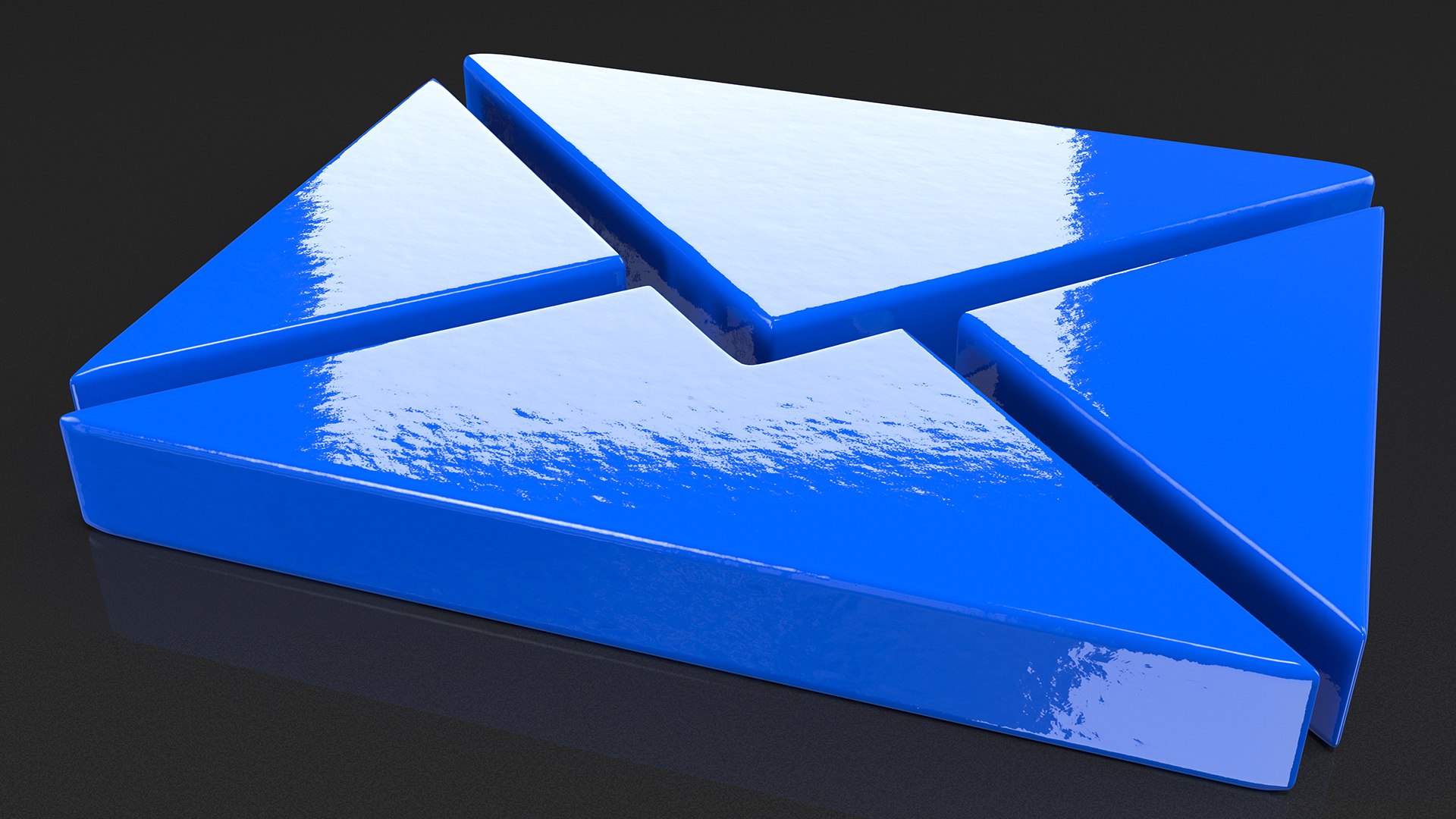 3D Message Letter Icon Symbol Model - TurboSquid 1694042