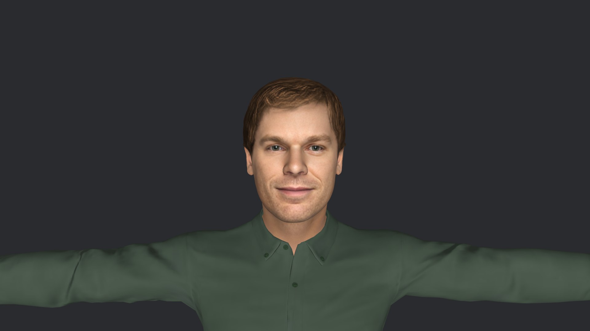 3D Model Dexter Morgan Hyper Realistic Full Body Fully Rigged 3D ...
