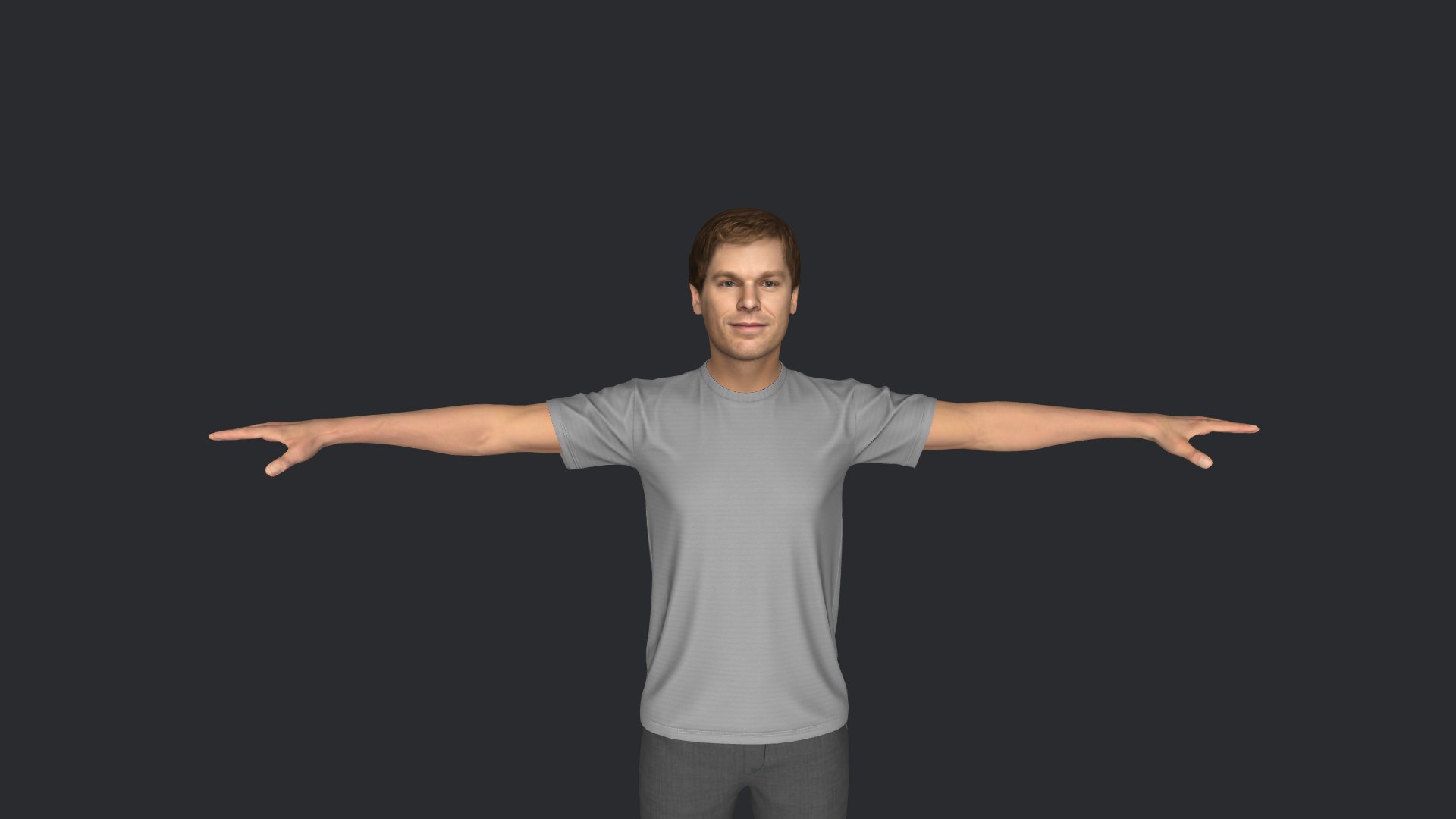 3D Model Dexter Morgan Hyper Realistic Full Body Fully Rigged 3D ...