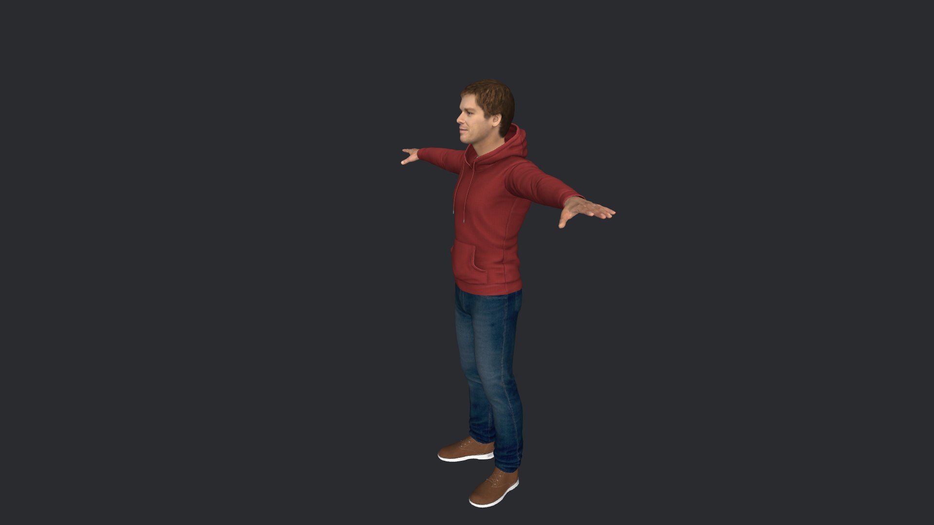 3D Model Dexter Morgan Hyper Realistic Full Body Fully Rigged 3D ...