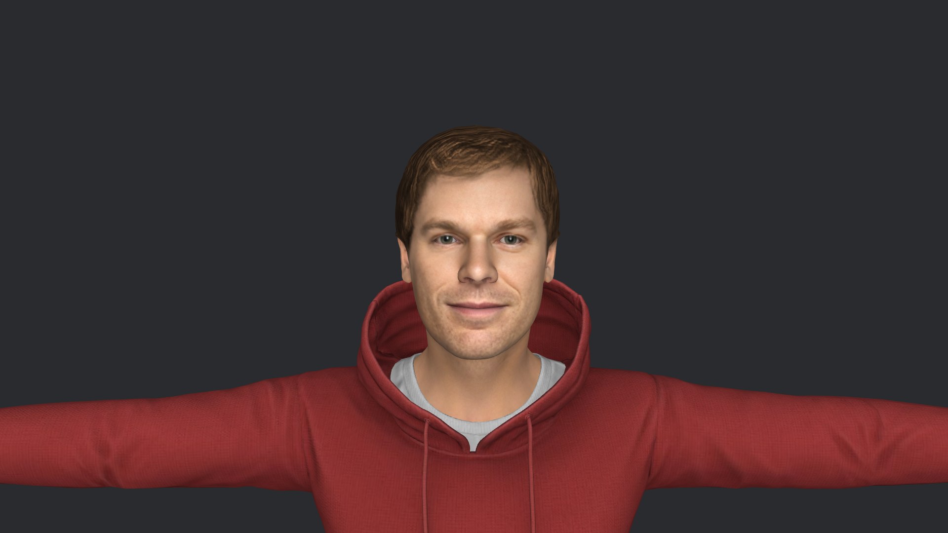 3D Model Dexter Morgan Hyper Realistic Full Body Fully Rigged 3D ...