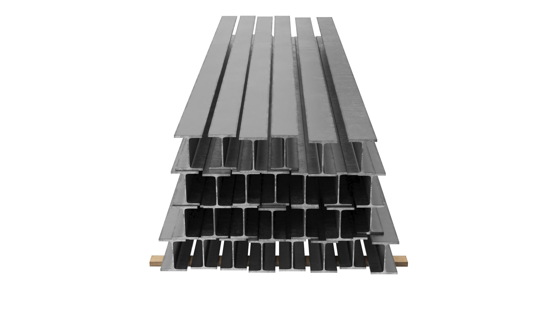 Iron Beams 3D Model - TurboSquid 2082313