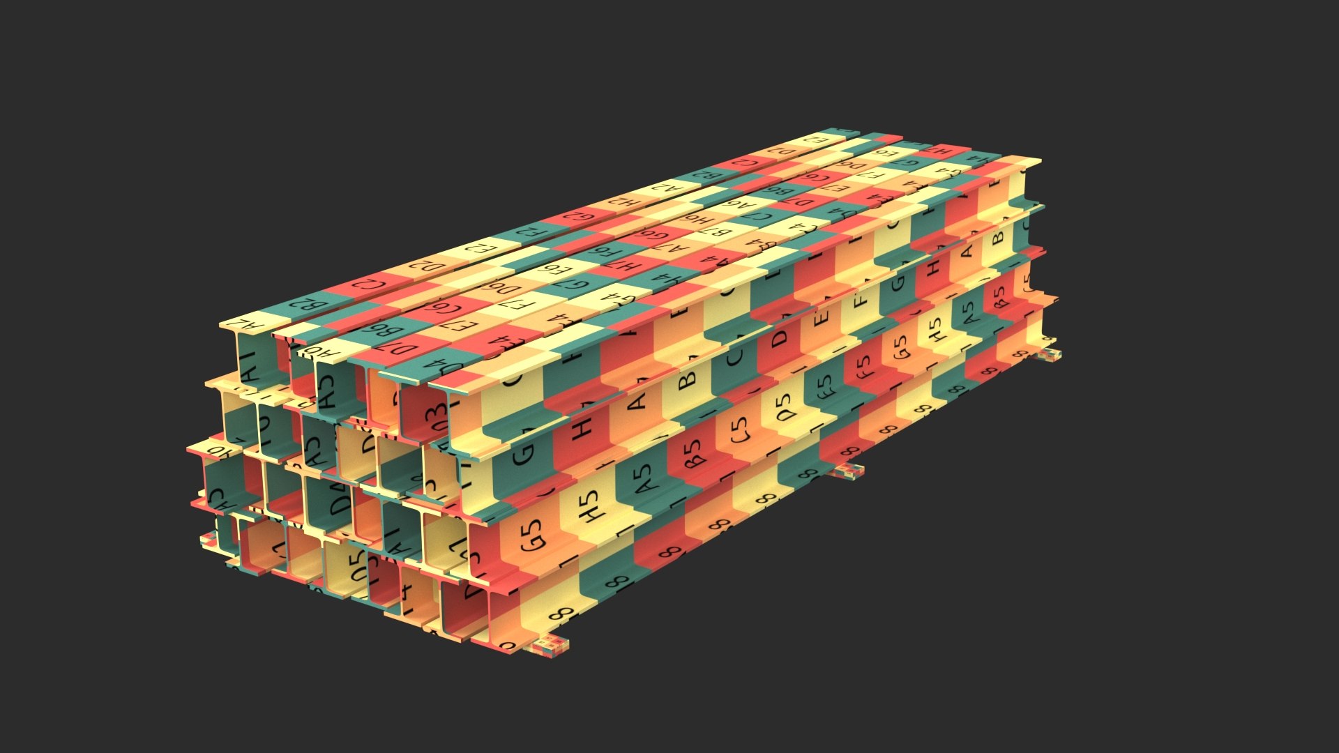 Iron Beams 3D Model - TurboSquid 2082313