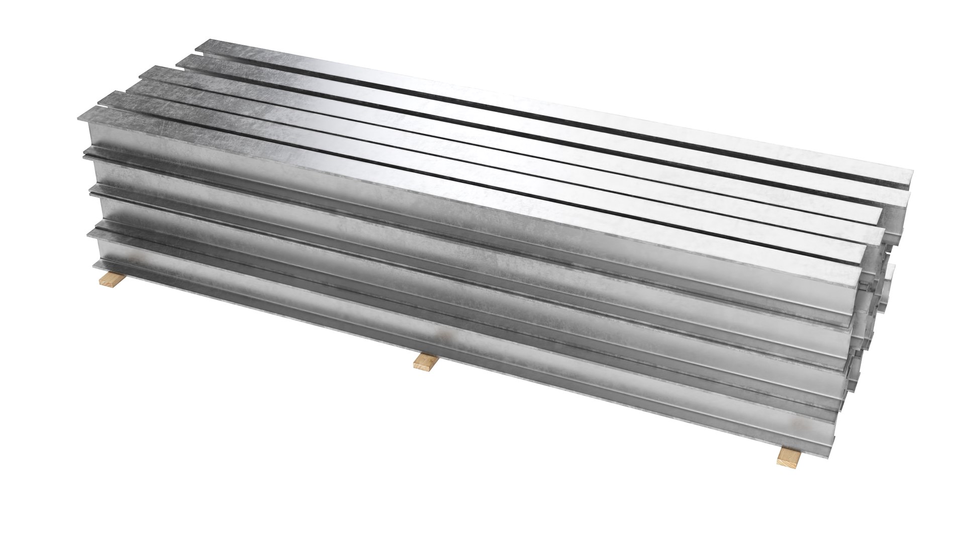 Iron Beams 3D Model - TurboSquid 2082313