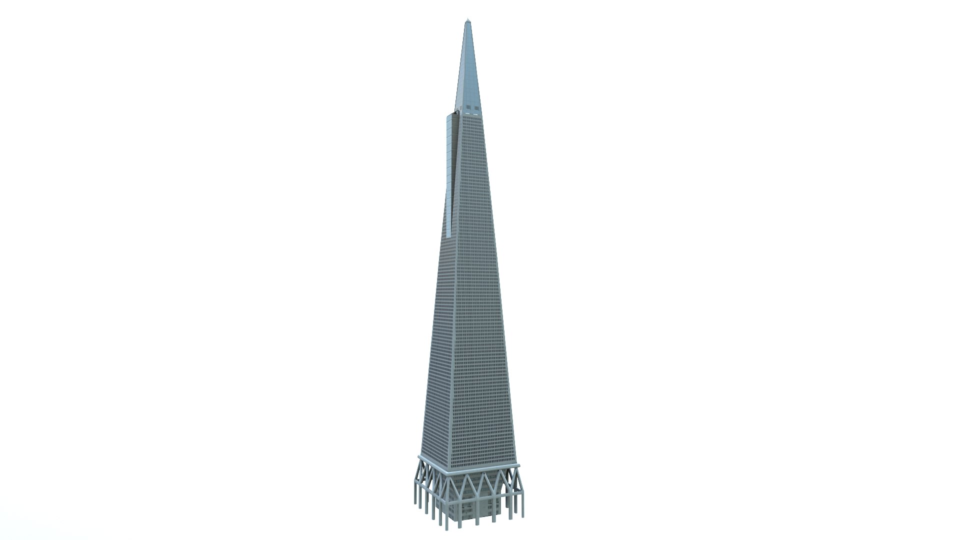 3D Transamerica Pyramid Model - TurboSquid 1778008