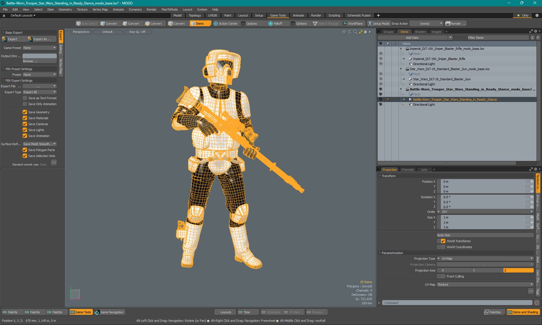 Battle-Worn Trooper Star Wars Standing In Ready Stance 3D - TurboSquid ...