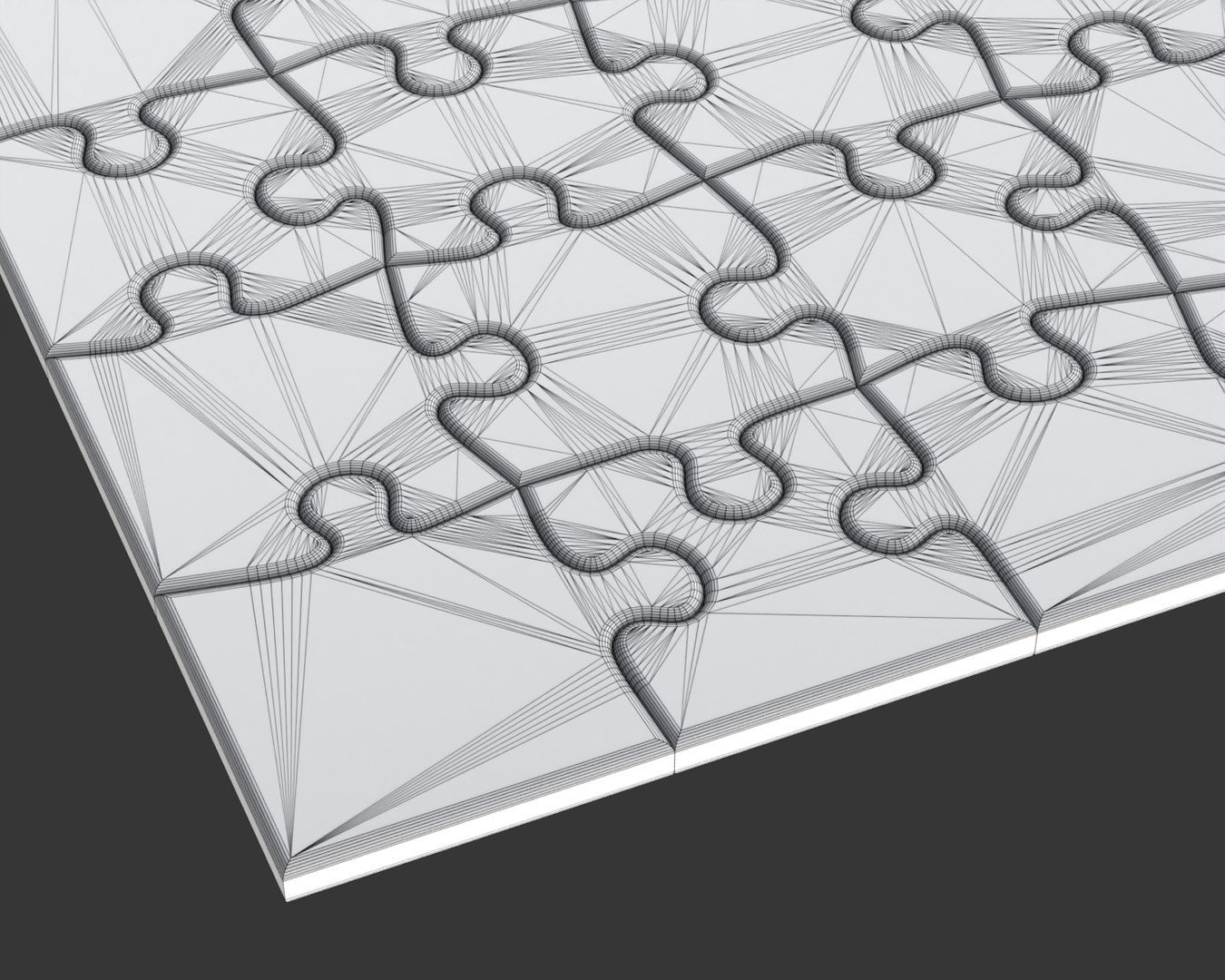 Animated Jigsaw Puzzle 3D - TurboSquid 2319067