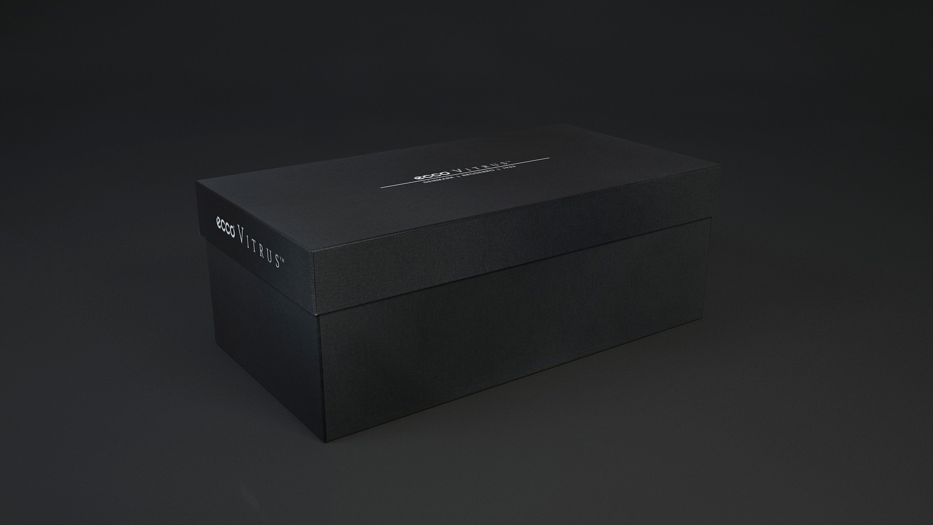Shoe box ecco 3D - TurboSquid 1319570