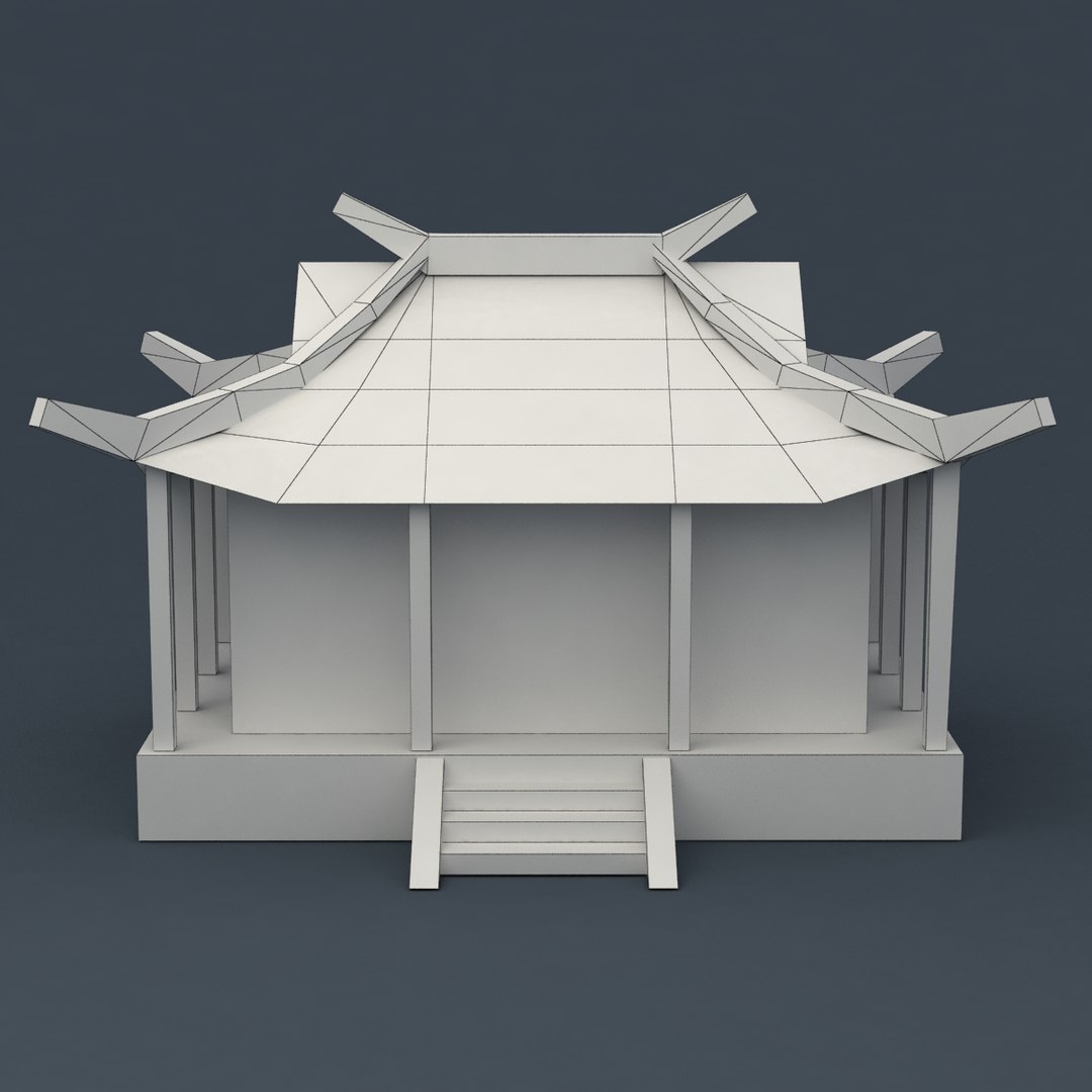 Chinese Building 3d Model