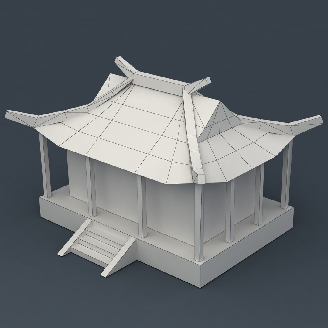 Chinese Building 3d Model