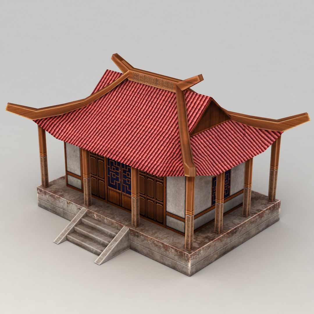 Chinese Building 3d Model