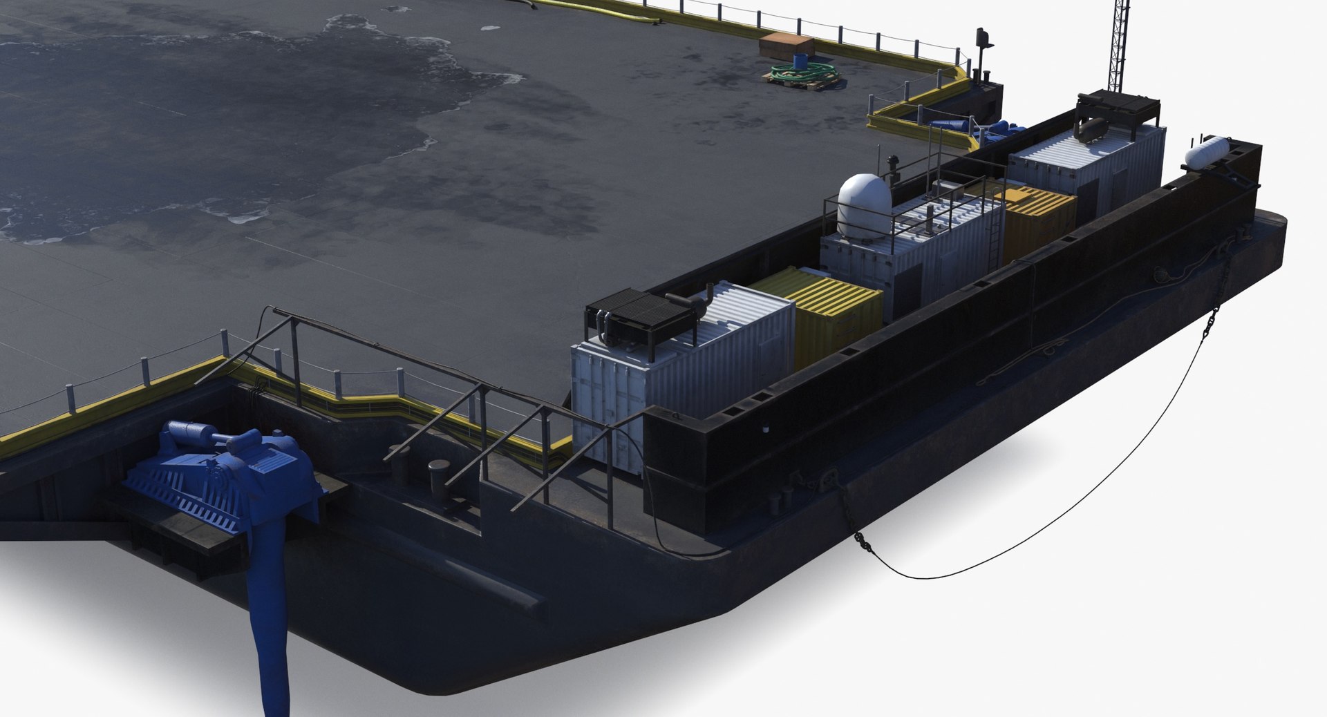 Landing Platform Drone Ship 3D Model - TurboSquid 2032592