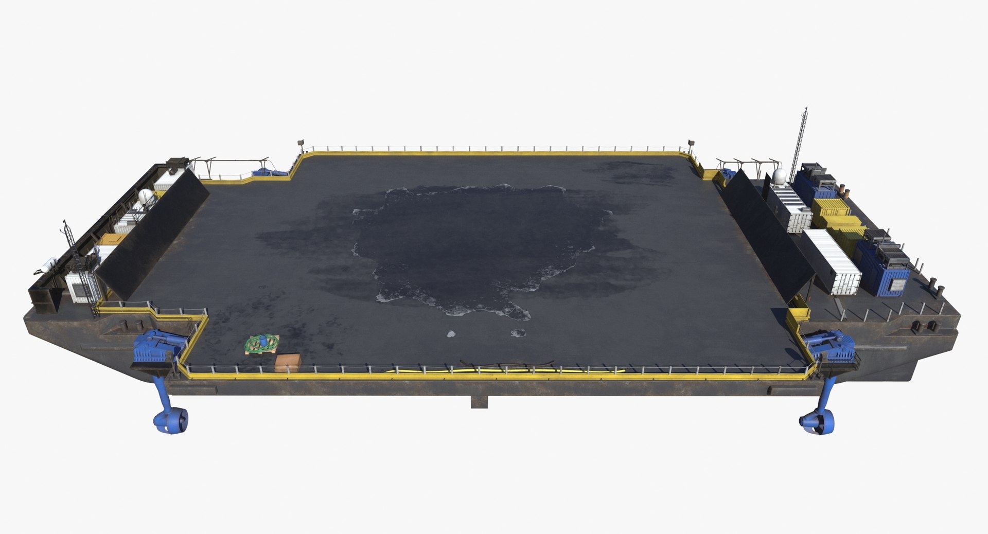 Landing Platform Drone Ship 3D model - TurboSquid 2032592