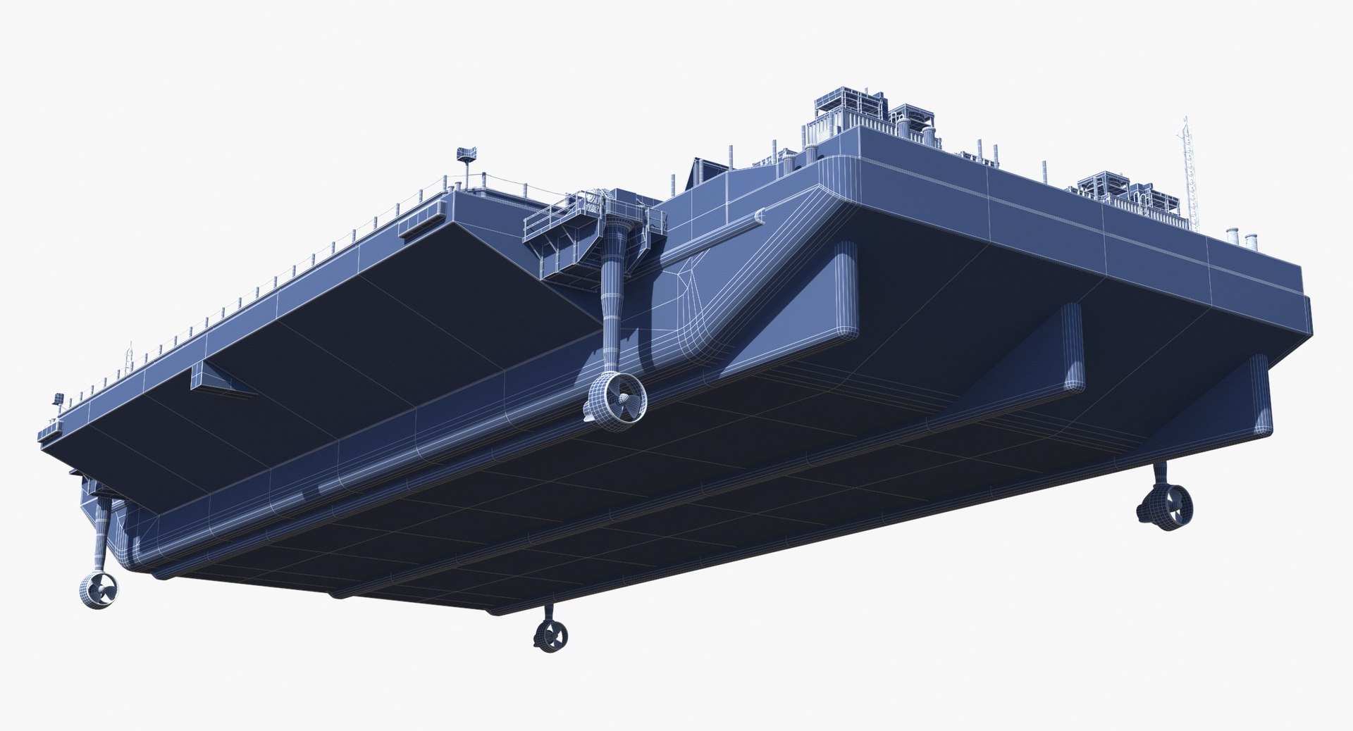 Landing Platform Drone Ship 3D model - TurboSquid 2032592