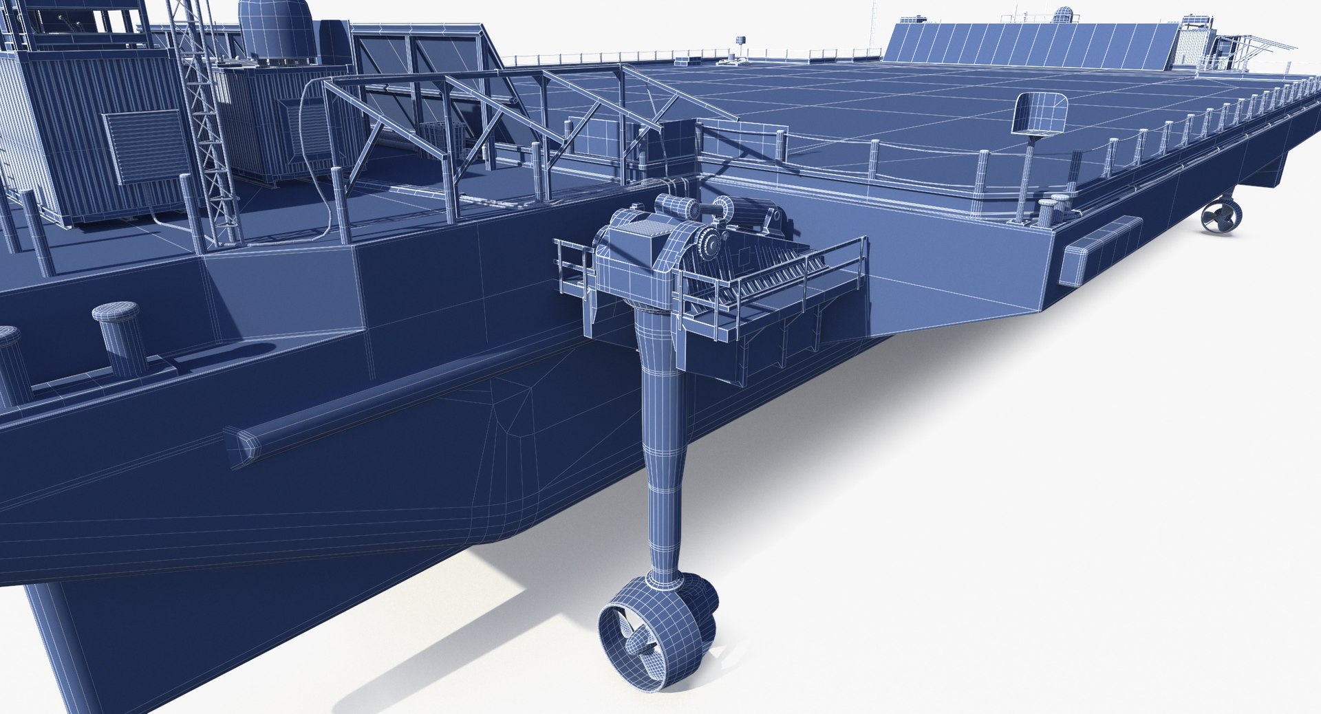 Landing Platform Drone Ship 3D Model - TurboSquid 2032592