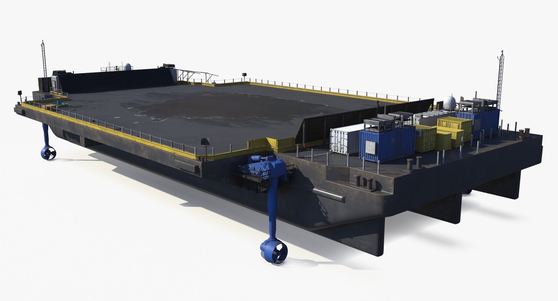 Landing Platform Drone Ship 3D Model - TurboSquid 2032592