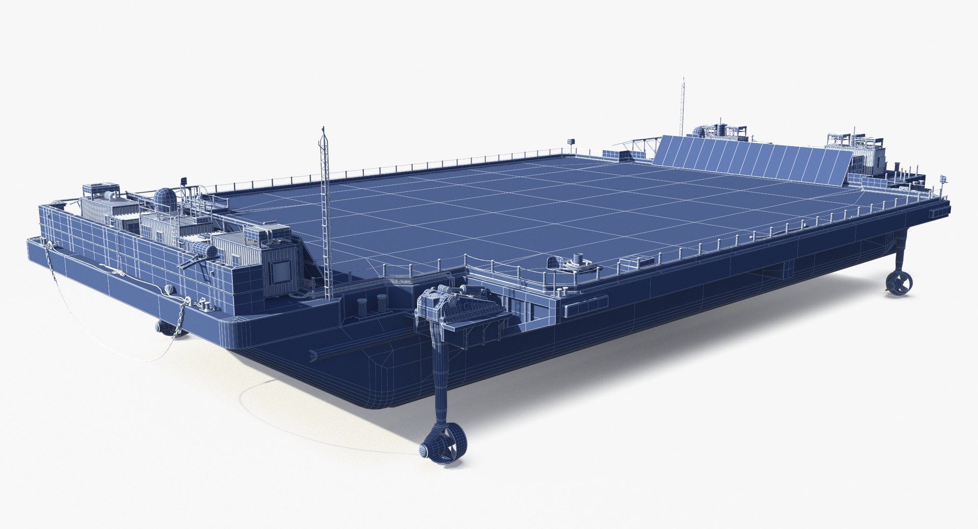 Landing Platform Drone Ship 3D model - TurboSquid 2032592