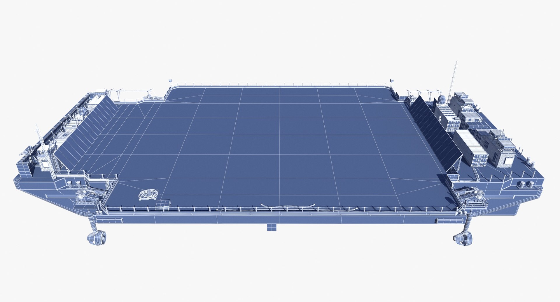 Landing Platform Drone Ship 3D model - TurboSquid 2032592