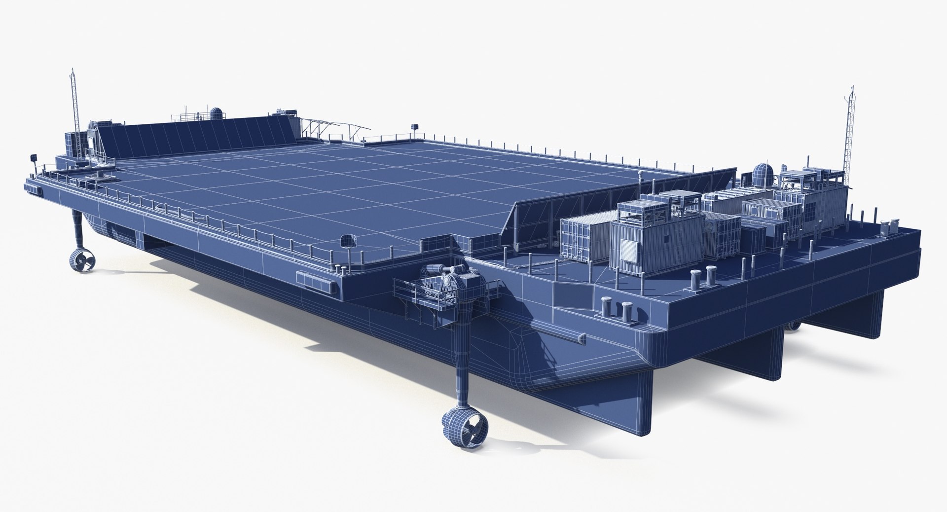 Landing Platform Drone Ship 3D model - TurboSquid 2032592