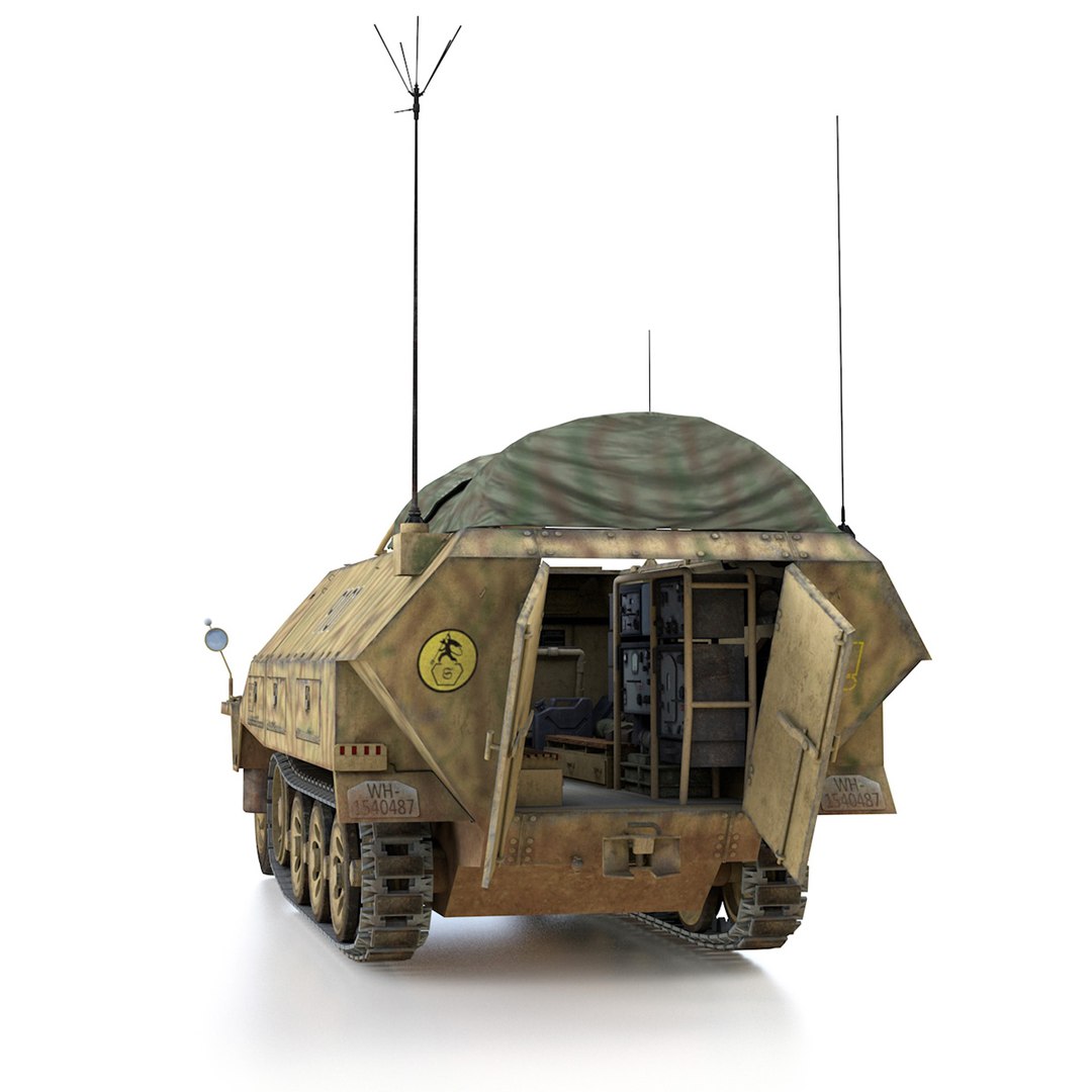 Sd Kfz 3 Ausf 3D - TurboSquid 1381031