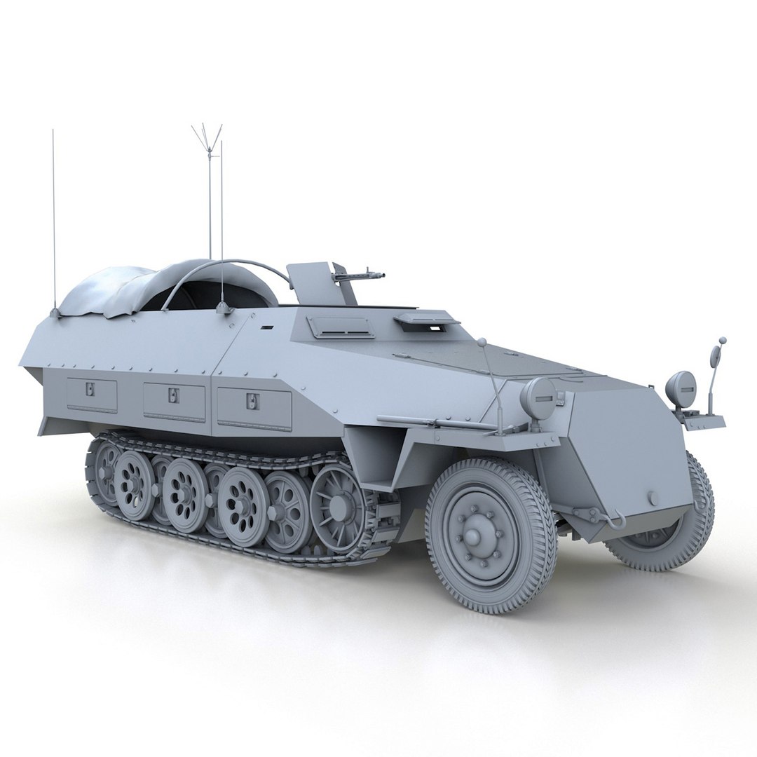 Sd Kfz 3 Ausf 3D - TurboSquid 1381031