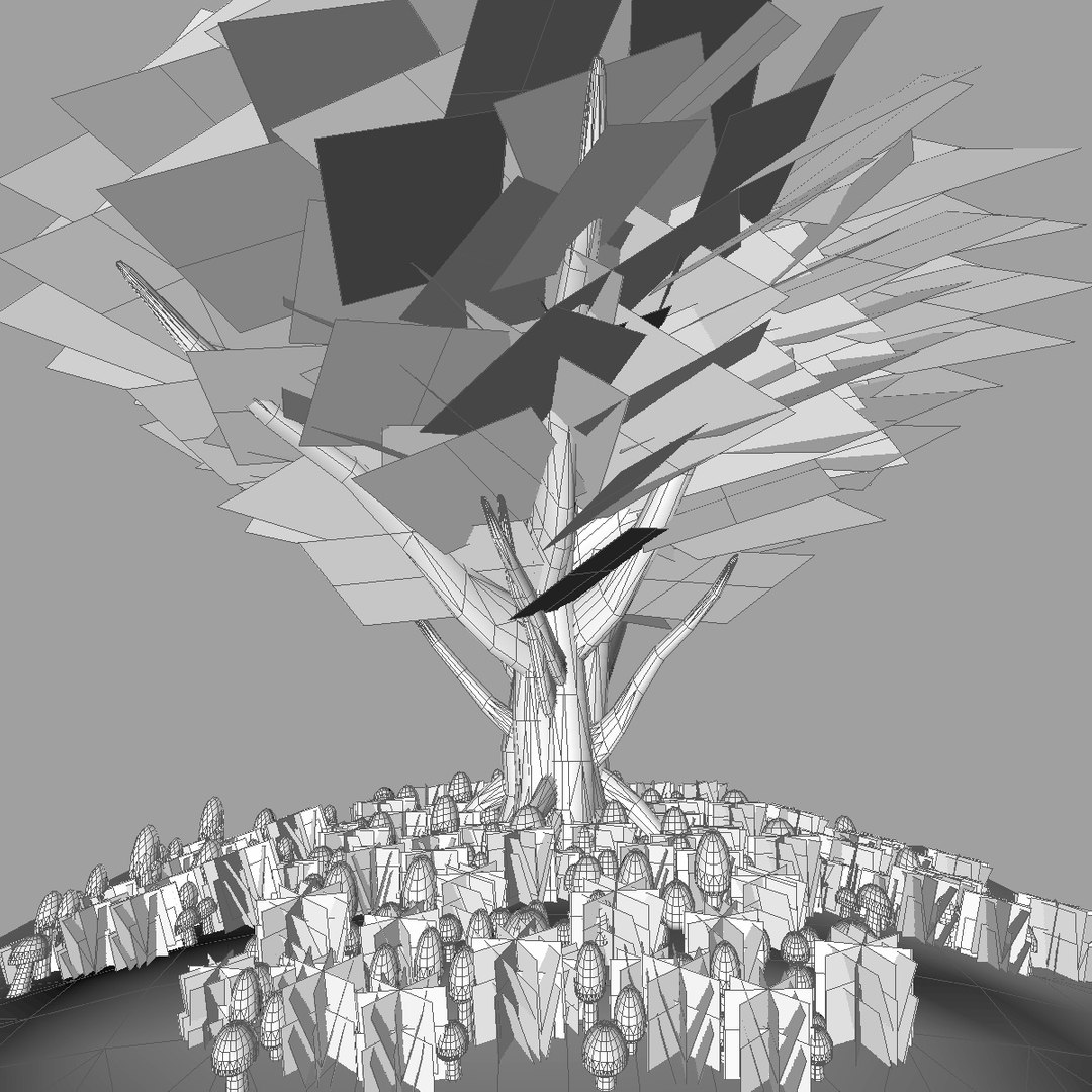 3ds Max Cartoon Tree