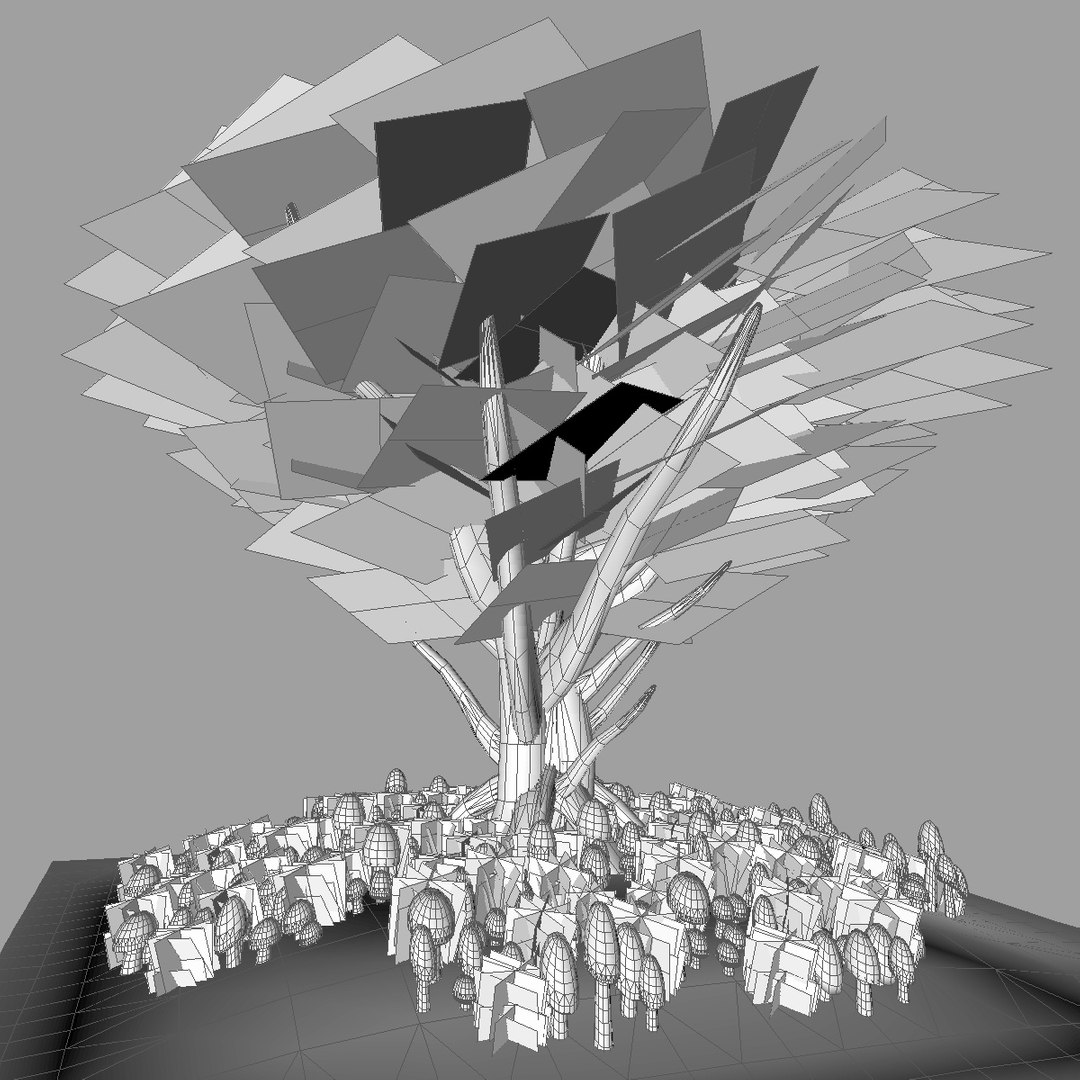 3ds Max Cartoon Tree