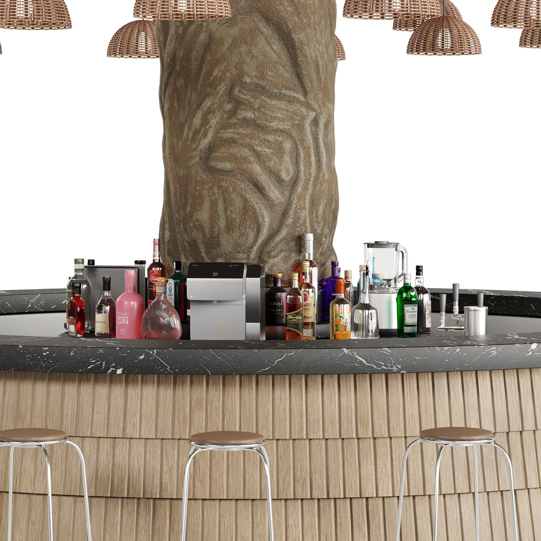 3D Bar 15 Exterior Bar Model - TurboSquid 2066933