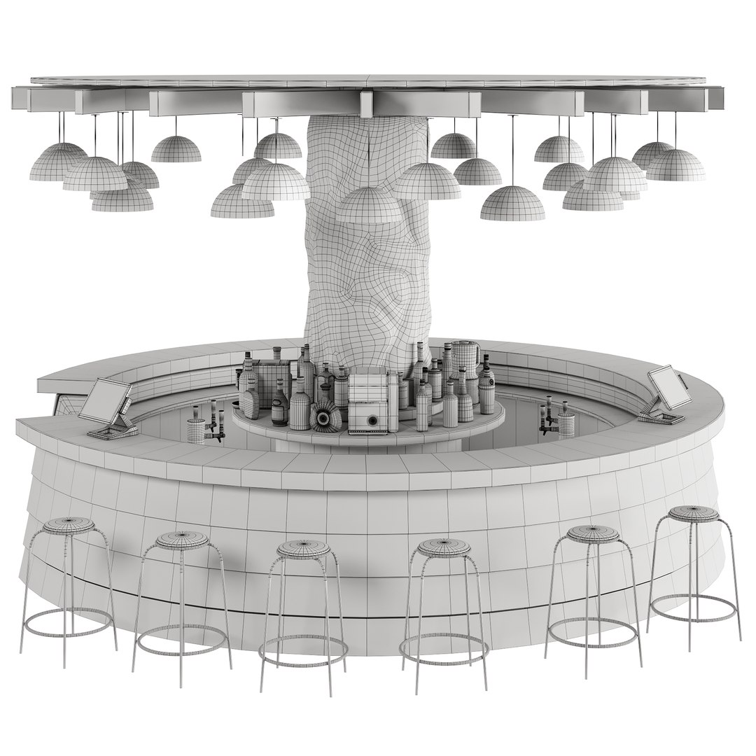 3D Bar 15 Exterior Bar Model - TurboSquid 2066933