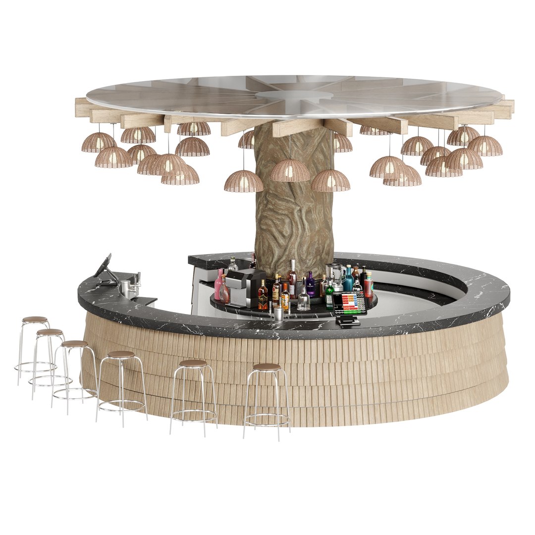 3D Bar 15 Exterior Bar Model - TurboSquid 2066933