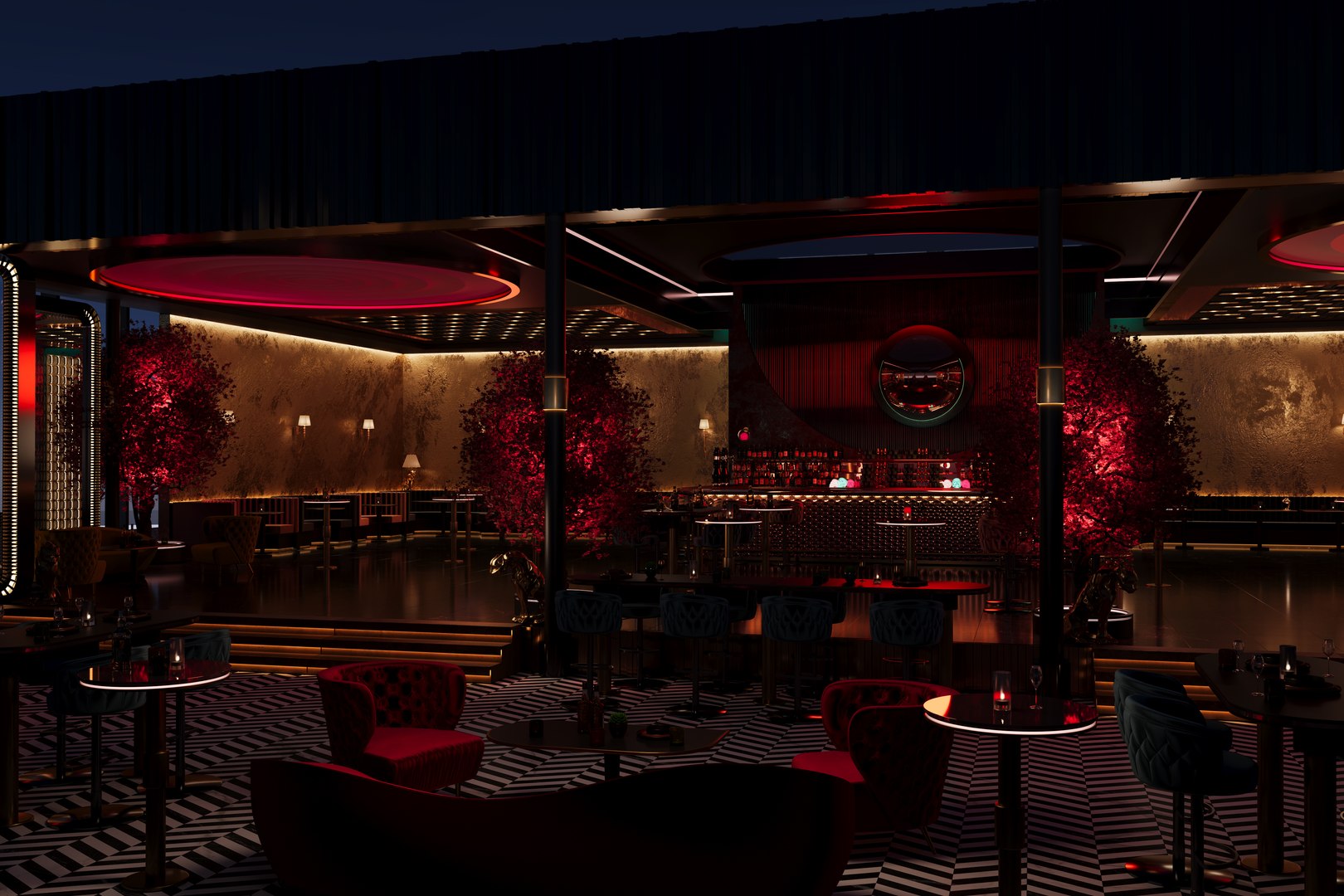 3D VIP CLUB BAR PUB RESTAURANT SCENE - TurboSquid 2266655