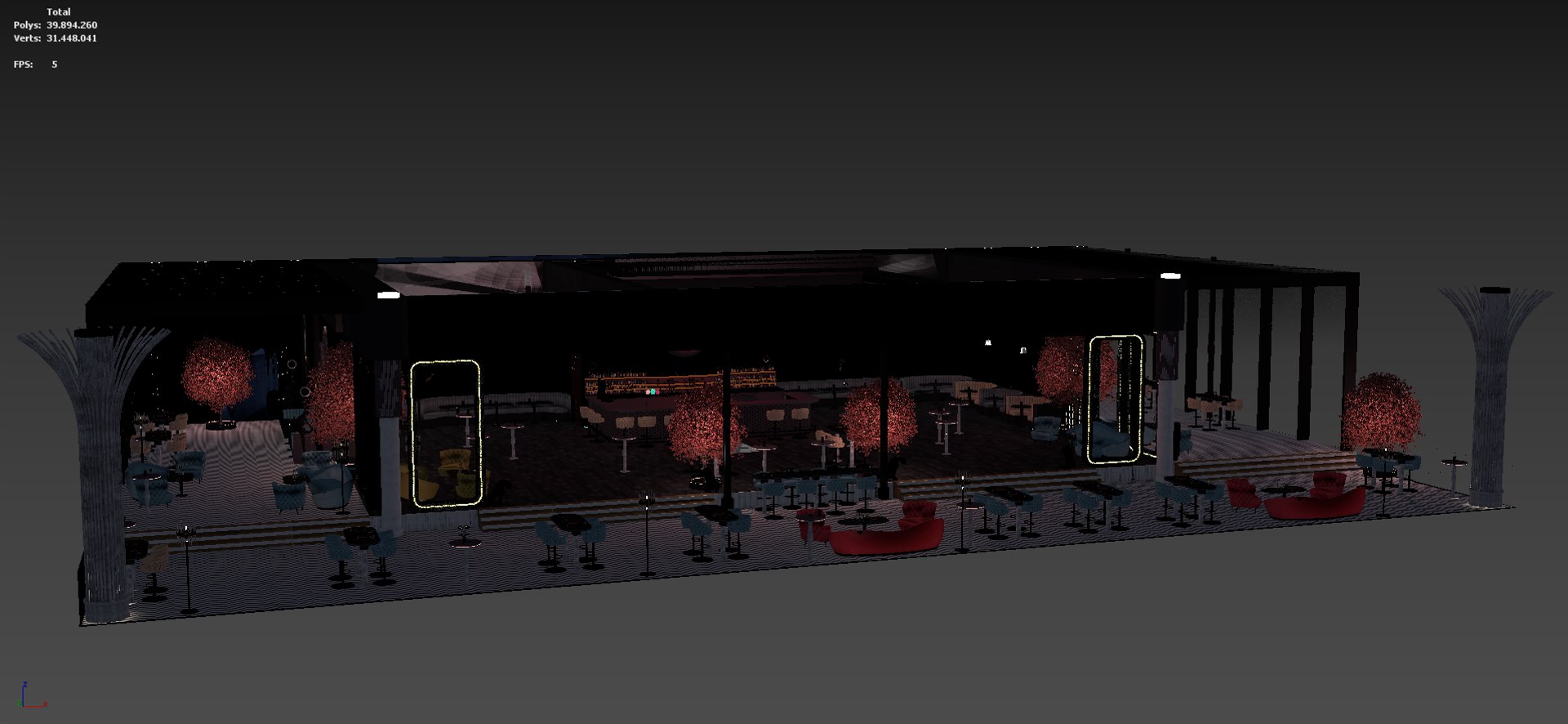 3D VIP CLUB BAR PUB RESTAURANT SCENE - TurboSquid 2266655
