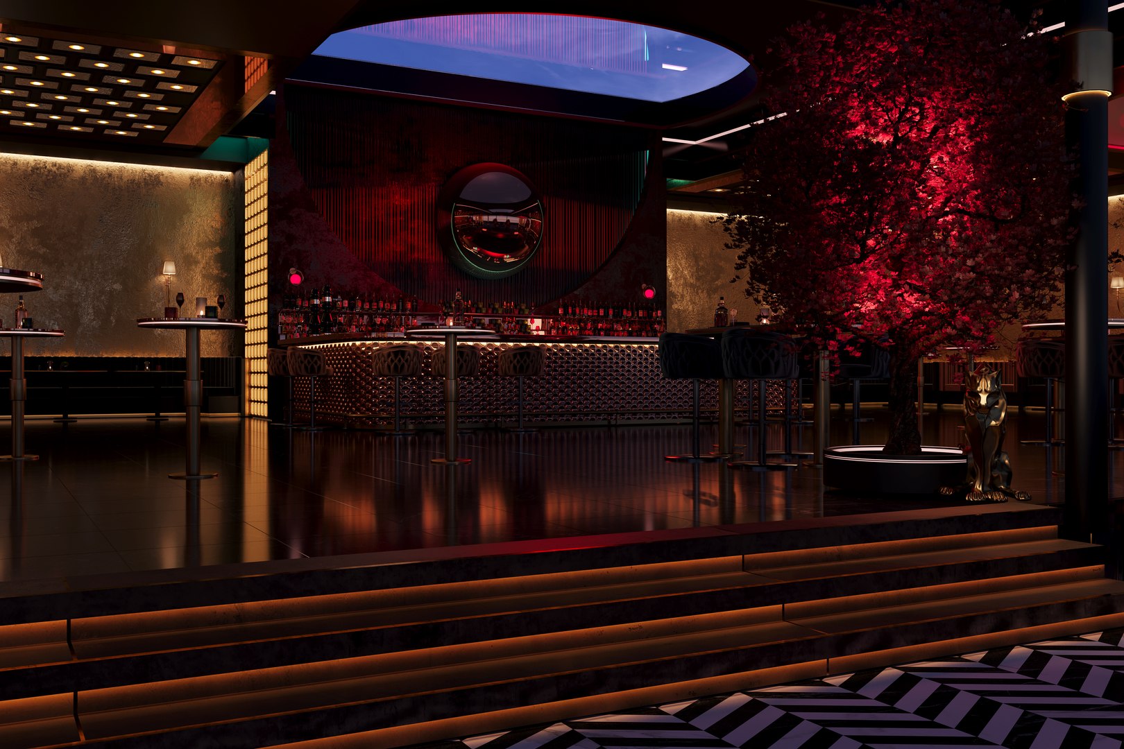 3D VIP CLUB BAR PUB RESTAURANT SCENE - TurboSquid 2266655