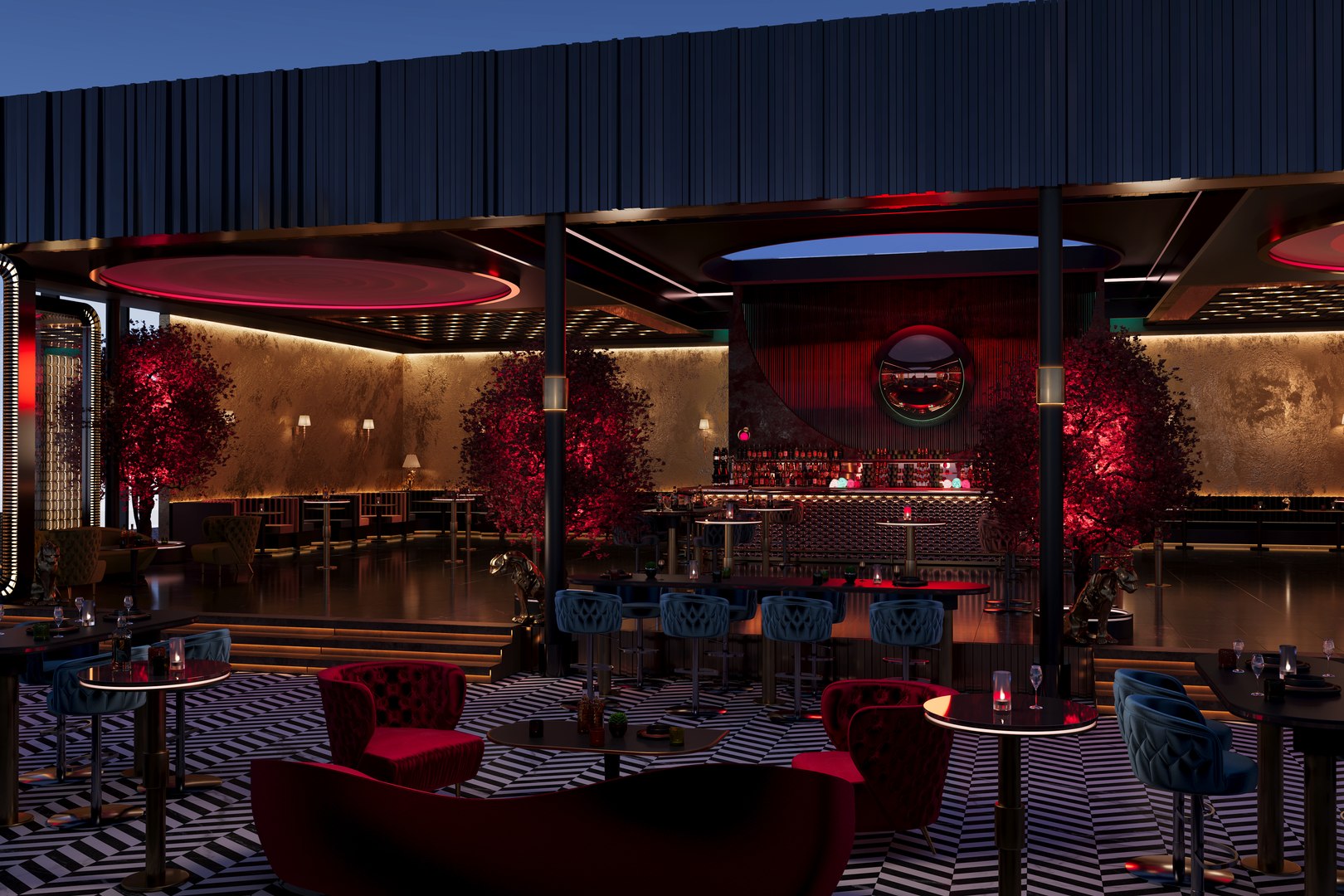 3D VIP CLUB BAR PUB RESTAURANT SCENE - TurboSquid 2266655