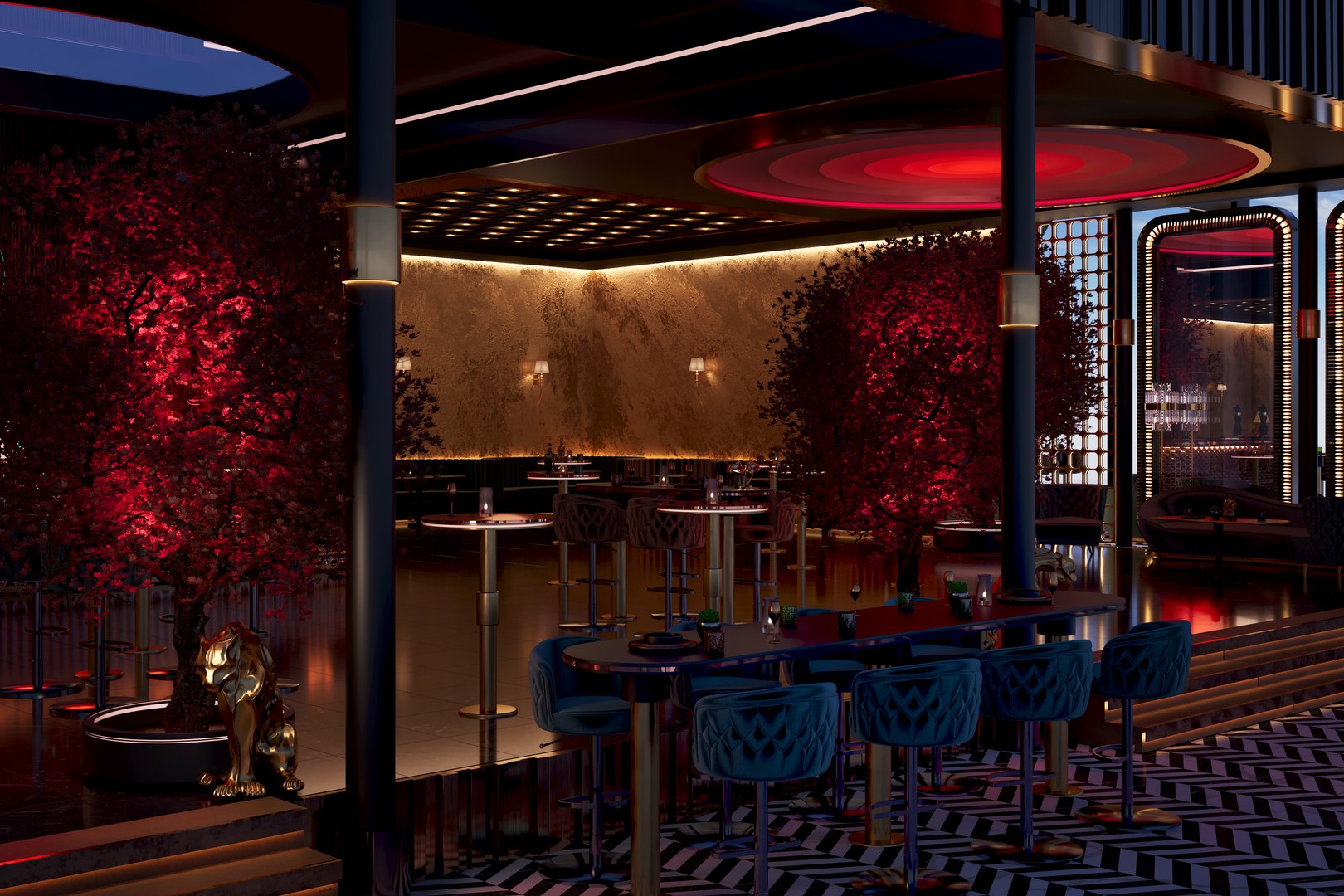 3D VIP CLUB BAR PUB RESTAURANT SCENE - TurboSquid 2266655