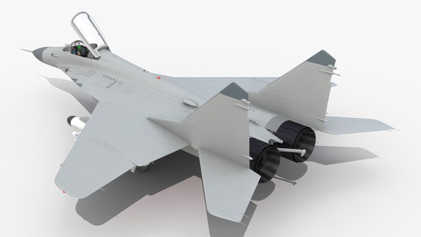 MiG 29 Fighter Aircraft with Armament 3D model - TurboSquid 1821683
