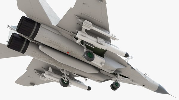 MiG 29 Fighter Aircraft with Armament 3D model - TurboSquid 1821683