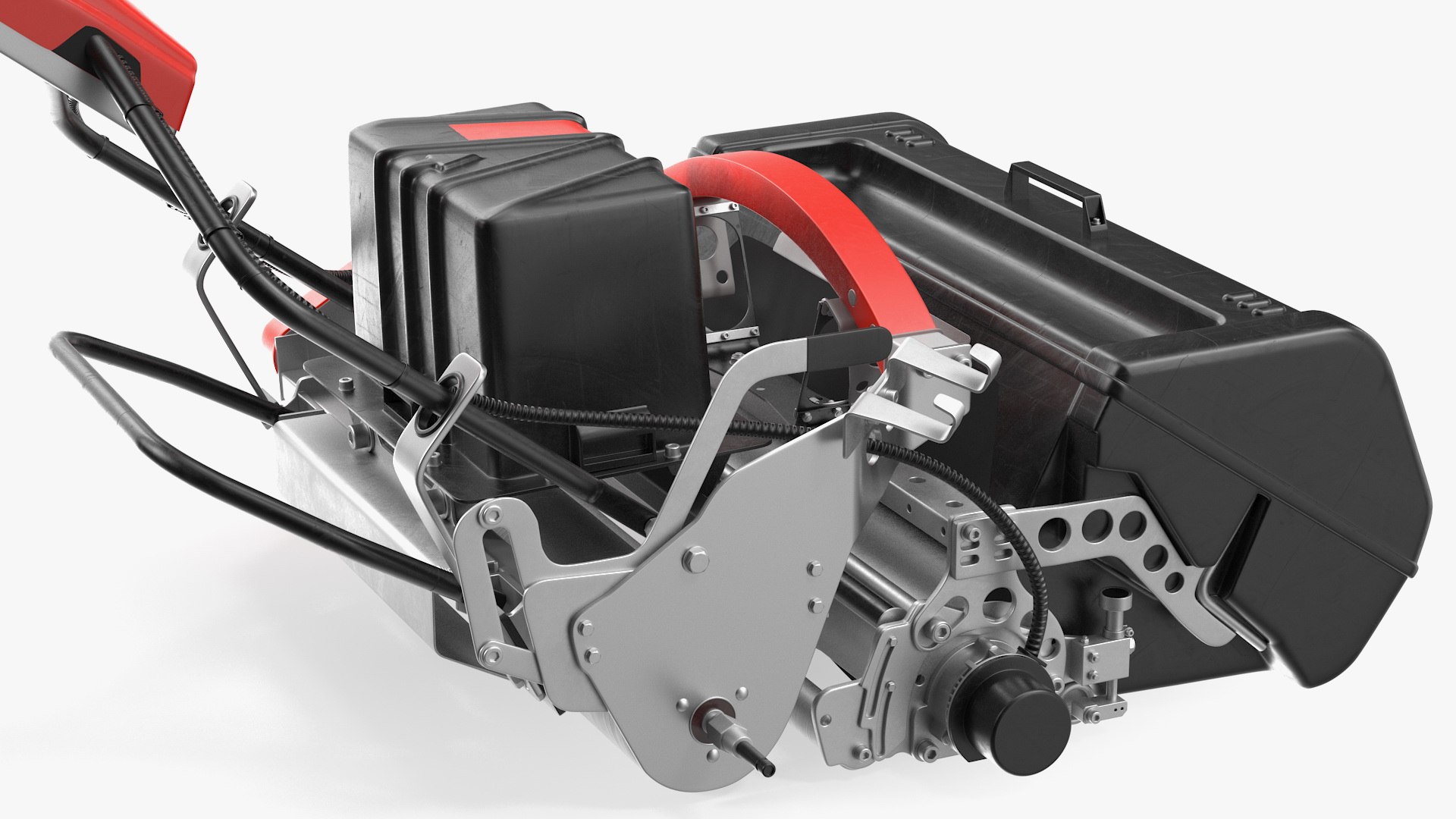 Professional walk reel mower 3D model - TurboSquid 1685075