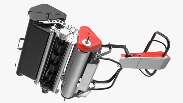 Professional walk reel mower 3D model - TurboSquid 1685075