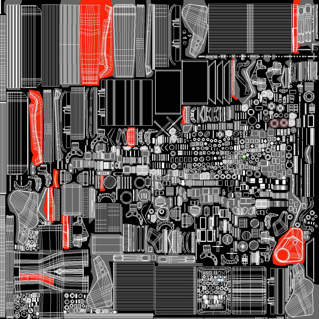 Professional walk reel mower 3D model - TurboSquid 1685075