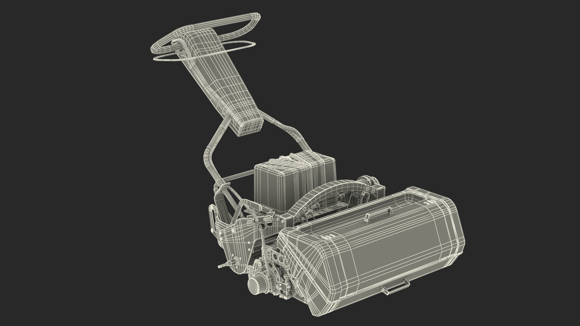 Professional Walk Reel Mower 3D Model - TurboSquid 1685075
