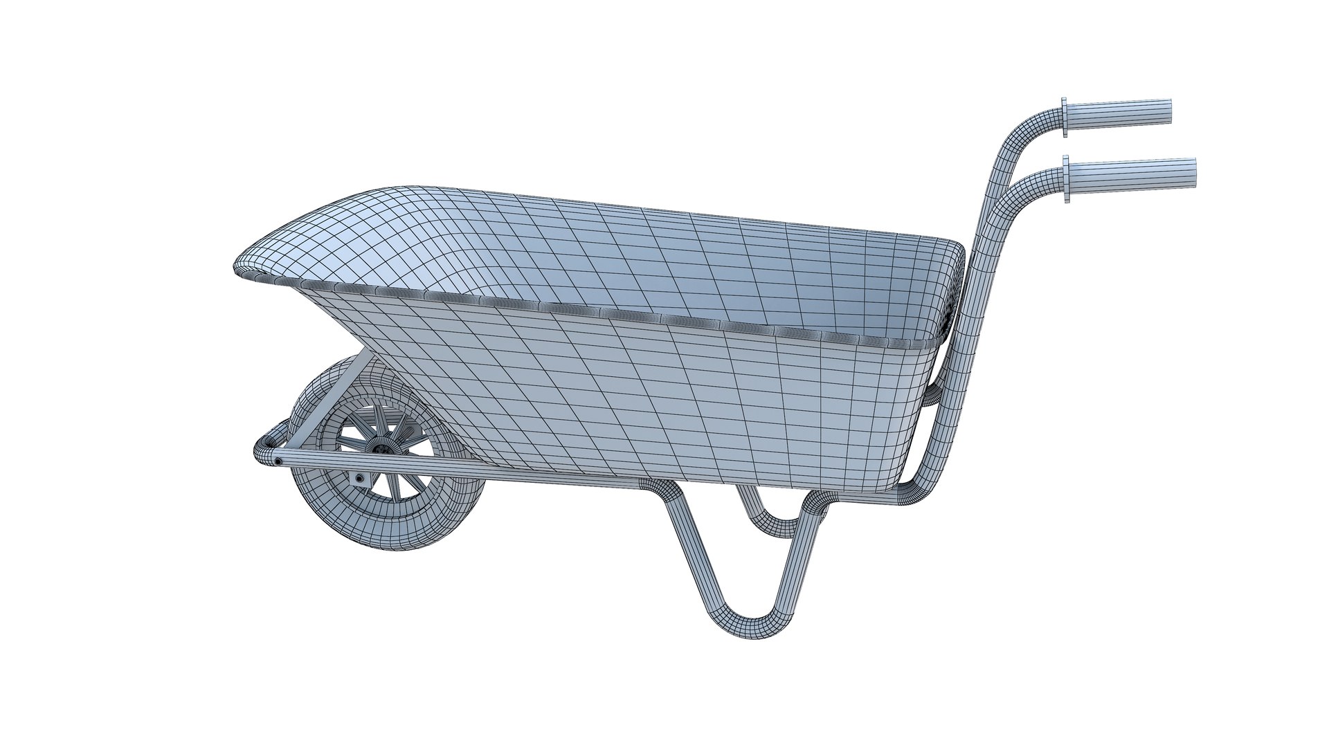 3D Step Ladder and Wheelbarrow - TurboSquid 1883564