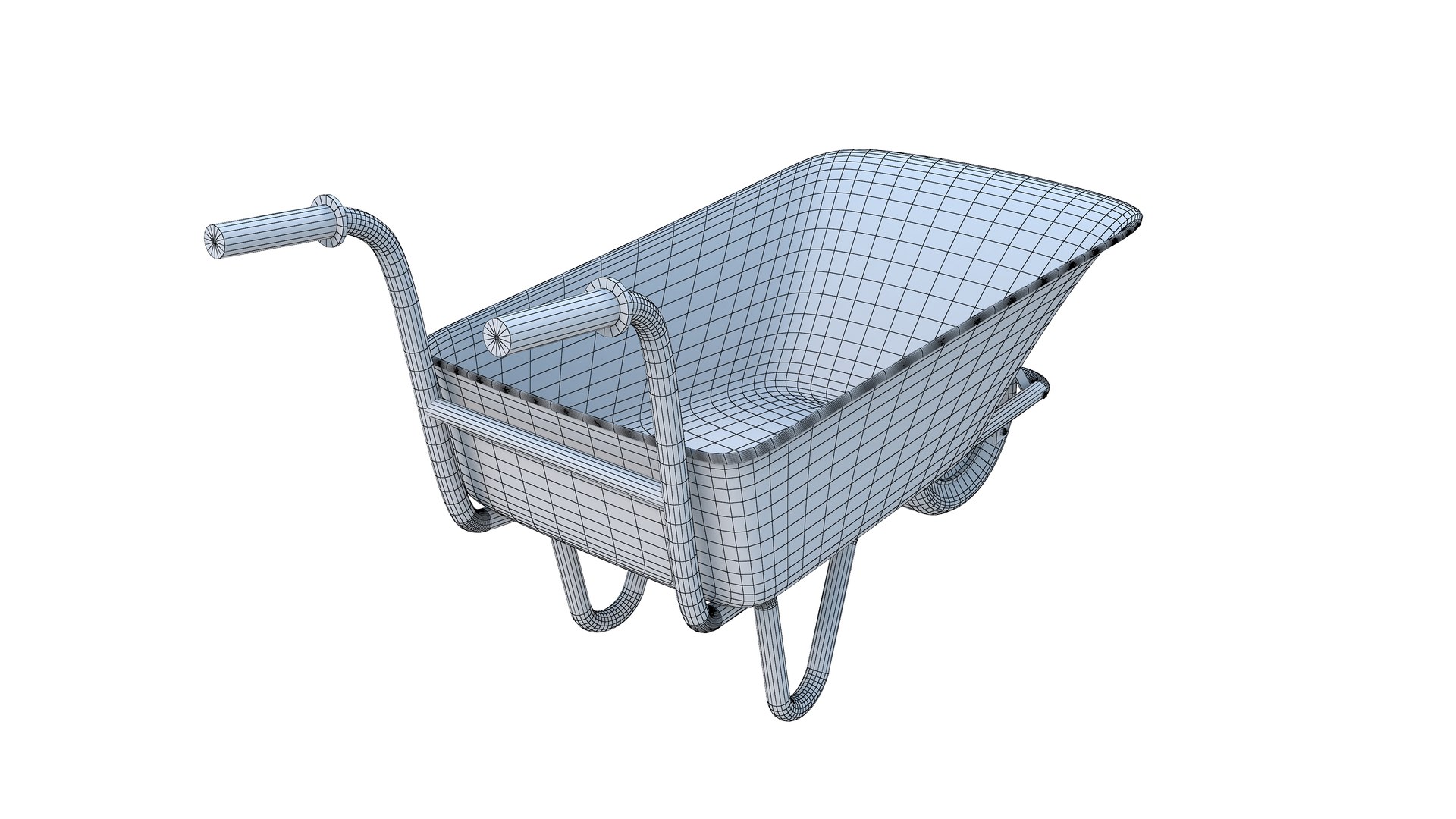3D Step Ladder and Wheelbarrow - TurboSquid 1883564