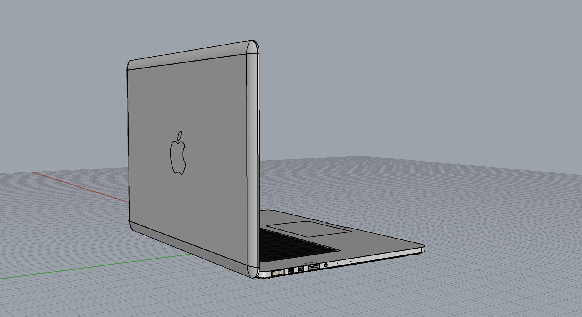 apple macbook pro retina 3d 3ds
