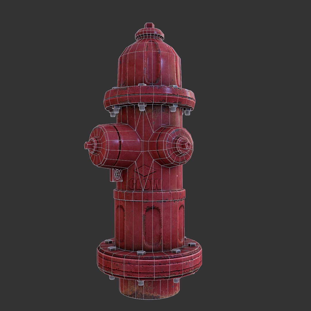 3d Old Hydrant Model