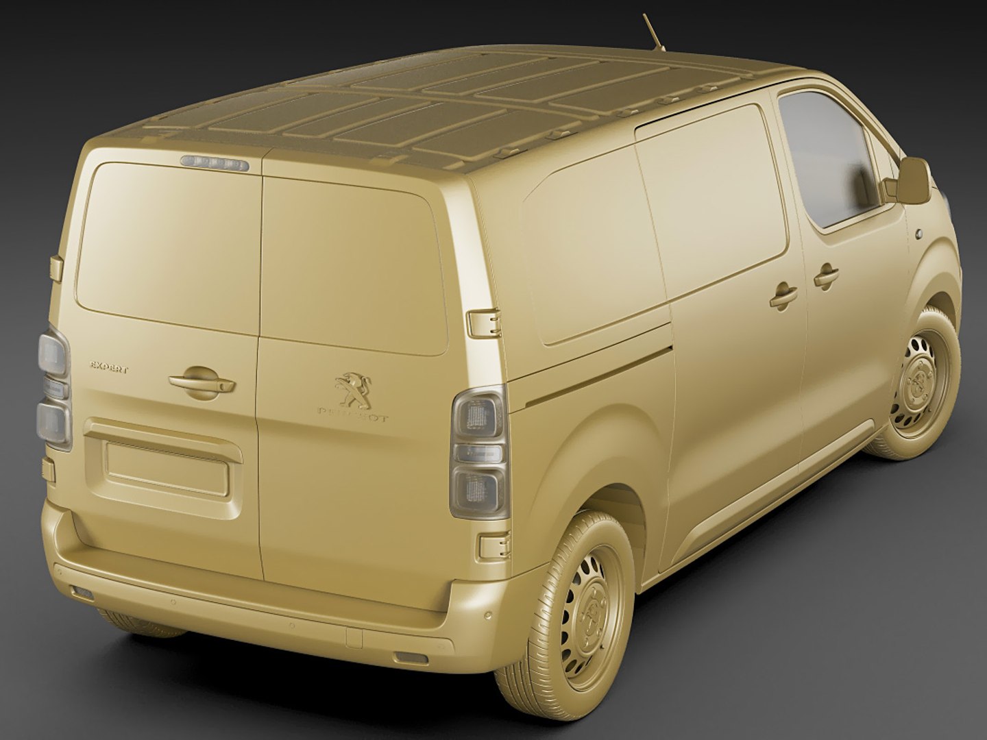 3d Peugeot Expert 2016 Model